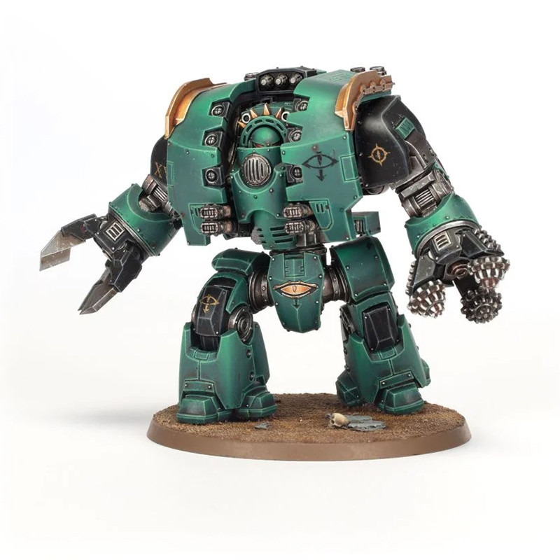 Dreadnought de Siège Leviathan avec Pince et Trépan - Horus Heresy